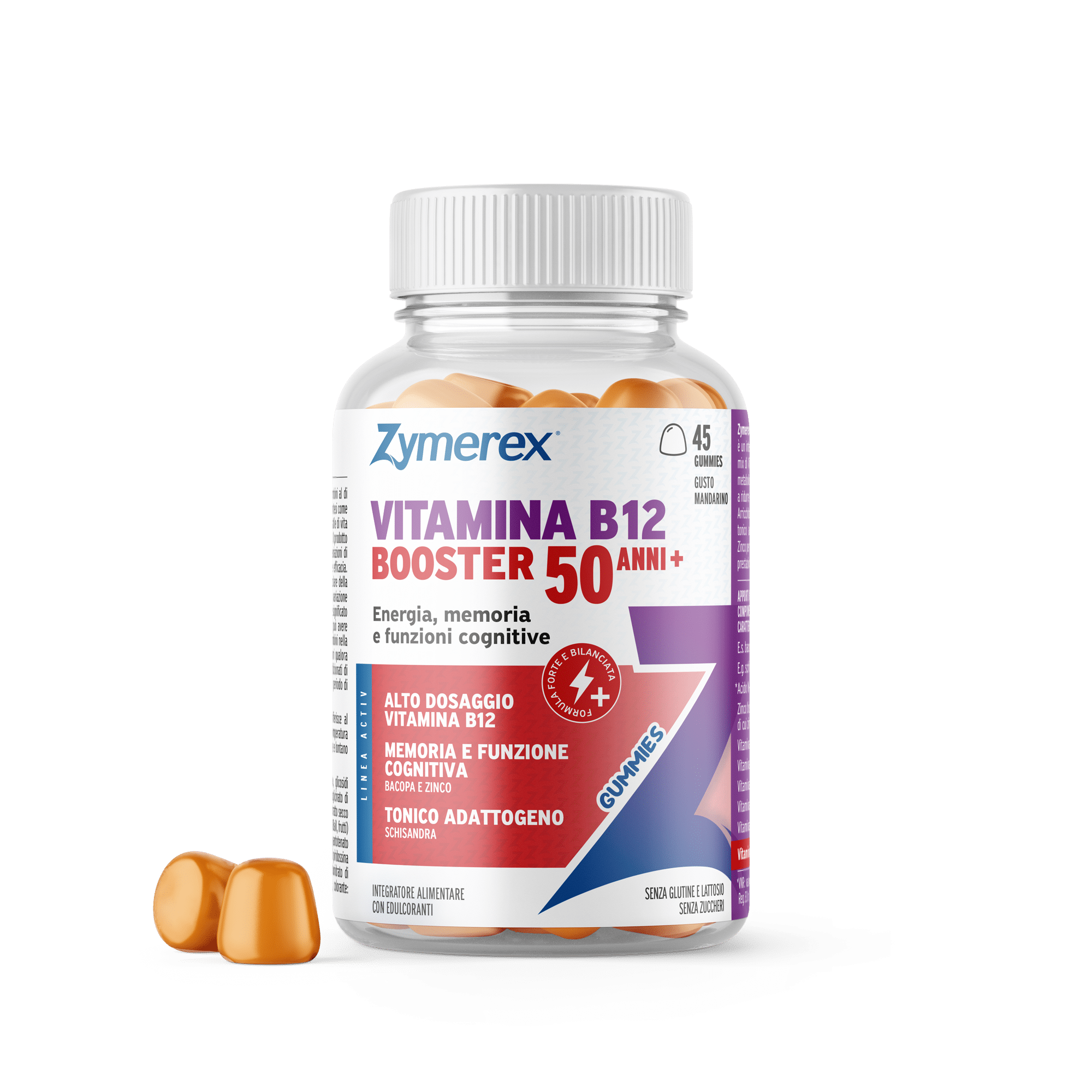 Zymerex Vitamina B12 Booster 50 anni gummies